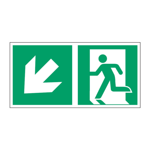 Znak 11 Kierunek do wyjścia ewak.E01-LD 400x200 PF > Fireshop